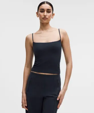 lululemon D&eacute;bardeur Wundermost &agrave; fines bretelles ajustables en Ultra-Soft Nulu pour Femmes - Bleu - Taille 2XS