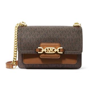 Michael Kors Femme, Sacs, Brun, Taille: ONE Size Heather Extra-Small Logo Crossbody Bag