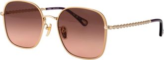 Chlo&eacute; Sonnenbrille - - Accessories - Damen - Gelb - 57 MM