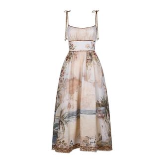 Zimmermann Mahon Picnic Dress - - Dresses - Damen - Mehrfarbig - L