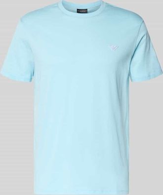 Emporio Armani T-Shirt mit Logo-Patch und Rundhalsausschnitt