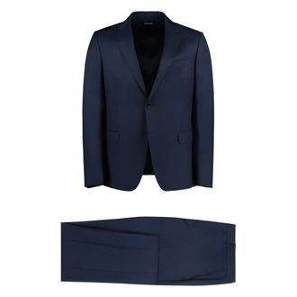 Ermenegildo Zegna Herren, Anzüge, Blau, LGröße