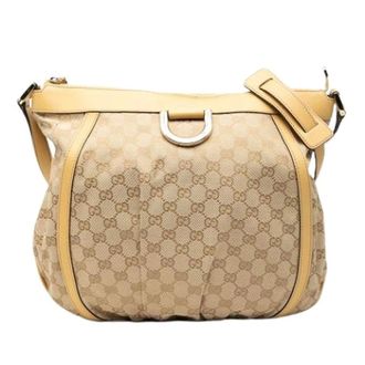 Gucci Sac bandouli&egrave;re en toile Pre-owned - Femme - Pre-owned - Beige - Taille: ONE Size