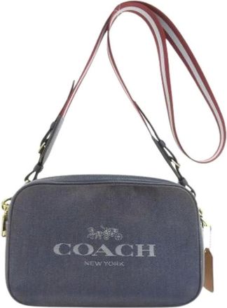 Coach Sac bandouli&egrave;re Pre-owned en jean - Femme - Pre-owned - Bleu - Taille: ONE Size