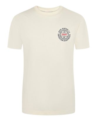GANT Softes T-Shirt mit kleinen Graphic-Prints in