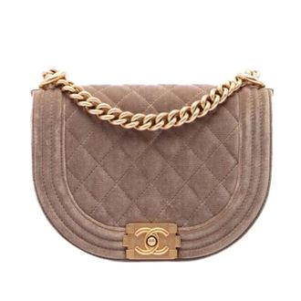 Chanel Sac bandouli&egrave;re Boy Pre-owned - Femme - Pre-owned - Brun - Taille: ONE Size