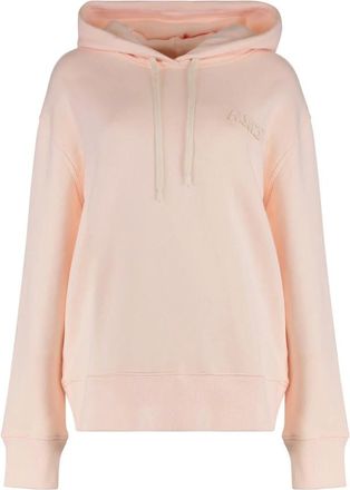 Autry Femme, Sweatshirts et sweats &agrave; capuche, Rose, Taille: 40 FR Logo Detail Cotton Terry Sweat &agrave; capuche