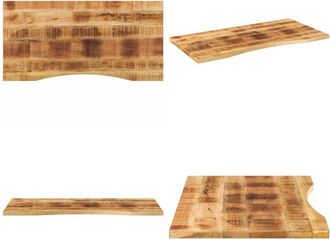 vidaXL Vidaxl - Schreibtischplatte mit Aussparung 110x50x2,5cm Massivholz Mango