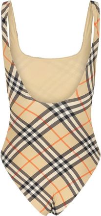 Burberry Sabina One-Piece Swimsuit - Beige