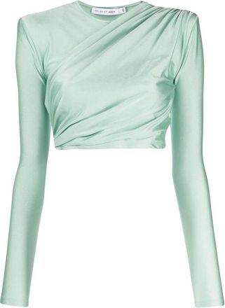Amen Femme, Tops, Bleu, Taille: 36 FR Long Sleeve Hauts