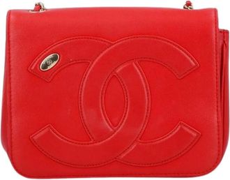 Chanel Sac bandouli&egrave;re Pre-owned Mania - Femme - Pre-owned - Rouge - Taille: ONE Size