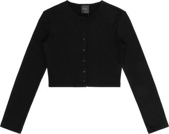 Leset cardigan Lauren &agrave; boutonni&egrave;re - Noir