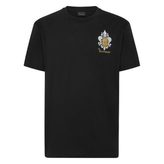 Billionaire Boys Club T-Shirt Rundhals Fleur-de-lis - - Tops - Herren - Schwarzk - S