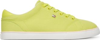 Tommy Hilfiger Sneakers aus Stoff Tommy Hilfiger Th Low Profile Vulc Canvas FW0FW09102 Gelb