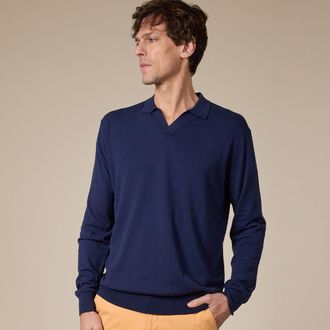 Bexley Bravlin - Pull homme bleu marine denim