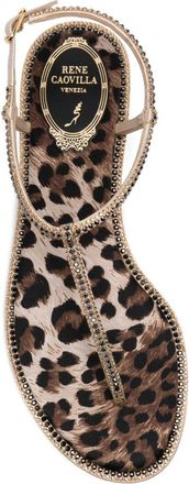 Rene Caovilla Diana Sandal - Tan