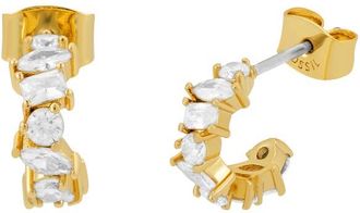 Fossil Ellis Damen goldfarben Messing Ohrringe, JA7297710