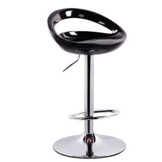 Generic Barhocker, moderner, h&ouml;henverstellbarer Barhocker mit drehbarer R&uuml;ckenlehne (60-80 cm