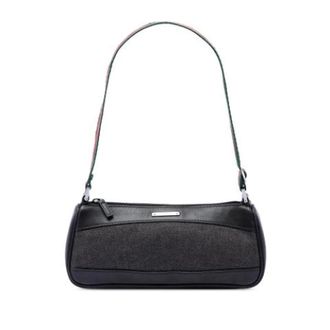 Gucci Sac bandouli&egrave;re vintage en denim Pre-owned - Femme - Pre-owned - Noir - Taille: ONE Size