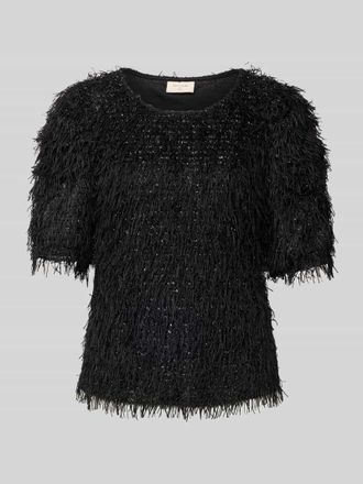 Freequent Pullover mit Fransen und Rundhalsausschnitt Modell MARLIN