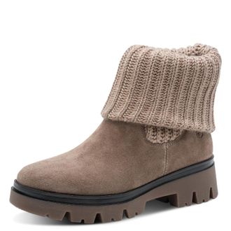 Tamaris Comfort Damen Stiefeletten Rund Bequem, Grau (Pepper), 39 EU