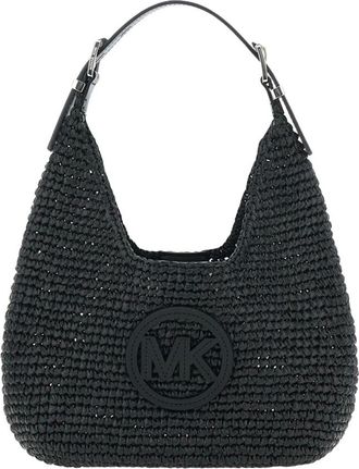 Michael Kors Femme, Sacs, Noir, Taille: ONE Size Petit sac bandouli&egrave;re hobo Nolita