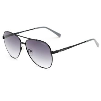 Guess Homme, Accessoires, Noir, Taille: ONE Size Lunettes de soleil en m&eacute;tal noir