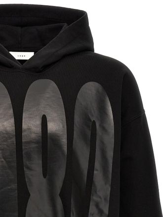 1989 STUDIO Faded Logo Hoodie - Black