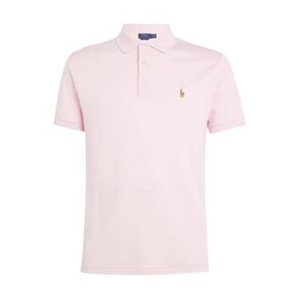 Polo Ralph Lauren Kurz&auml;rmeliges Poloshirt - - Tops - Herren - Rosa - XL