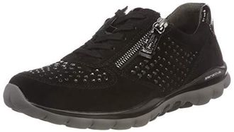 Gabor Shoes Femme Rollingsoft Derbys, Noir (Schwarz (Strass) 87), 42 EU