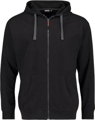 Adamo Veste &agrave; capuche pour homme, grandes tailles jusqu&agrave; 14XL, Noir, 6XL grande taille