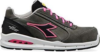 Diadora Run Net Airbox Low S3 SRC, Chaussure de Piste dathlétisme Homme, Smoke/Smoke, 38 EU