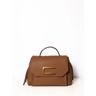 Custo Barcelona Sac &agrave; main structur&eacute; en cuir - Femme - Sacs - Brun - Taille: ONE Size