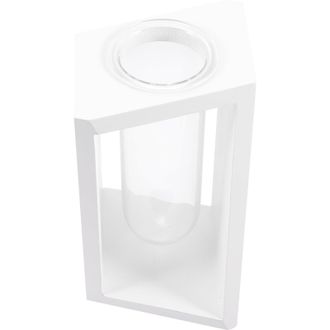 SOLUSTRE Hydroponische Reagenzglas Glasvase mit Holzst&auml;nder Kleine Tisch Pflanzenvase f&uuml;r Wohnraumdeko Abnehmbares Glasrohr Geeignet f&uuml;r B&uuml;ro und Zuhause