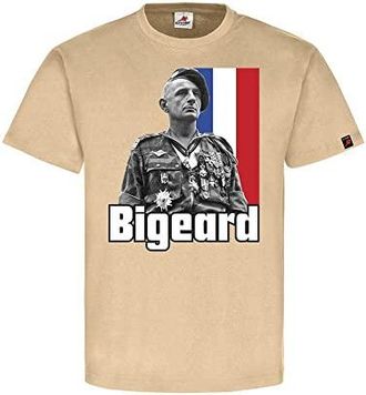Copytec 31576 Marcel Bigeard officier français parachutiste légion étrangère - Beige - XX-Large