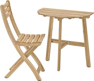 IKEA ASKHOLMEN Wandtisch + Klappstuhl/außen