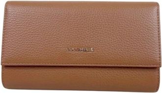 Coccinelle Femme, Accessoires, Brun, Taille: ONE Size Double Leather Wallet