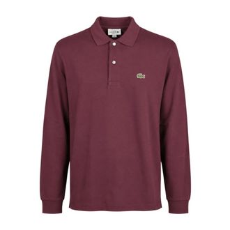 Lacoste Homme, Tops, Rouge, Taille: 3XL L.12.12 Original Maniche Lunghe