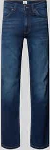 Mustang Jeans Straight Fit Jeans aus elastischem Baumwoll-Mix Modell Tramper