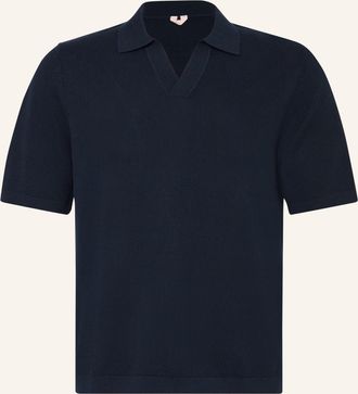 Arket Arket Strick-Poloshirt blau