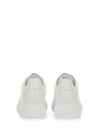 Alexander McQueen Oversized Calf Leather Sneaker - White