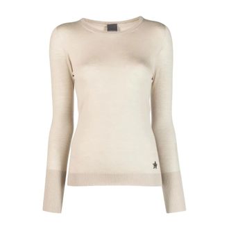 Lorena Antoniazzi Knit Choker Sweater - - Knitwear - Damen - Beige - 2XS