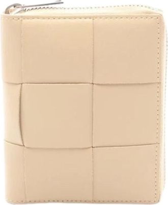 Bottega Veneta Portefeuille Pre-owned Intrecciato (bi-pli) - Femme - Pre-owned - Beige - Taille: ONE Size