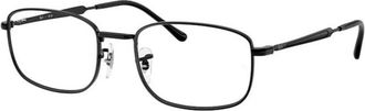 Ray-Ban unisex, Accessoires, Noir, Taille: 52 MM Rx6533 Optical Frame