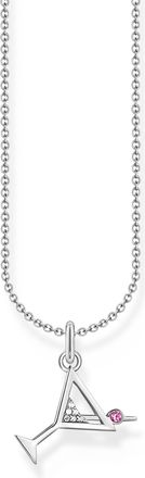 Thomas Sabo Thomas Sabo Kette mit Cocktail-Anhänger 925 Sterlingsilber KE2232-013-27