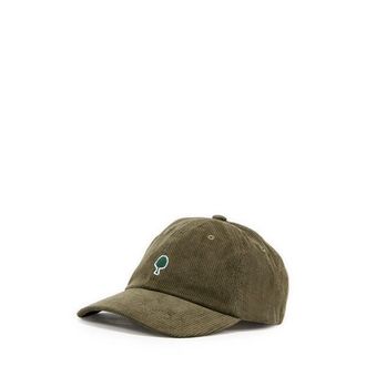 Faguo Casquette &agrave; logo en velours c&ocirc;tel&eacute; de coton