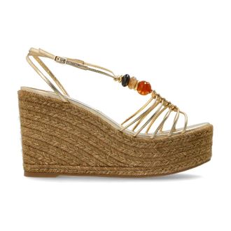Jimmy Choo London Femme, Chaussures, Jaune, Taille: 39 1/2 EU High Heel Sandales