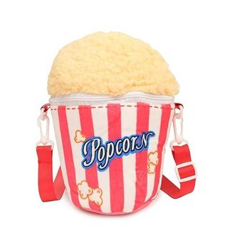 Generic Fiorky Sac seau &agrave; pop-corn pour femme et fille - Sangle r&eacute;glable - Sac &agrave; bandouli&egrave;re cr&eacute;atif en peluche - Sac &agrave; main pour &eacute;tudiante - Petit sac &agrave; main