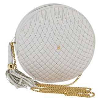 Bally Pre-owned Leder Crossbody Tasche - - Pre-owned - Damen - Wei&szlig; - ONE SIZE