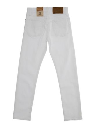 Polo Ralph Lauren Boys White Jeans With Logo Patch Cotton